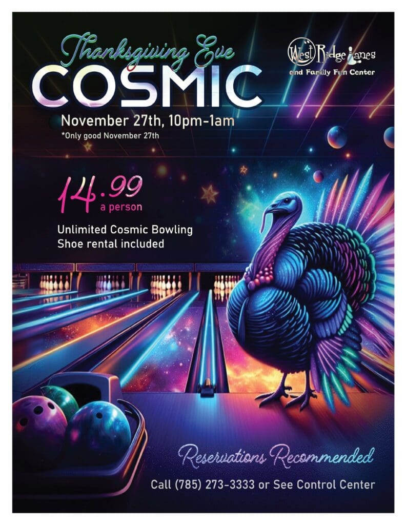 Cosmic Bowling - West Ridge Lanes & Family Fun Center | Topeka KS